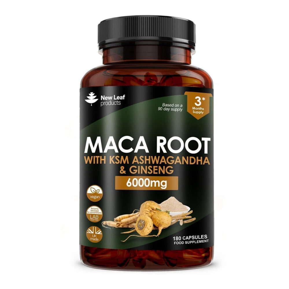 Maca Root with KSM Ashwagandha & Ginseng - Encore Fitness and Nutrition
